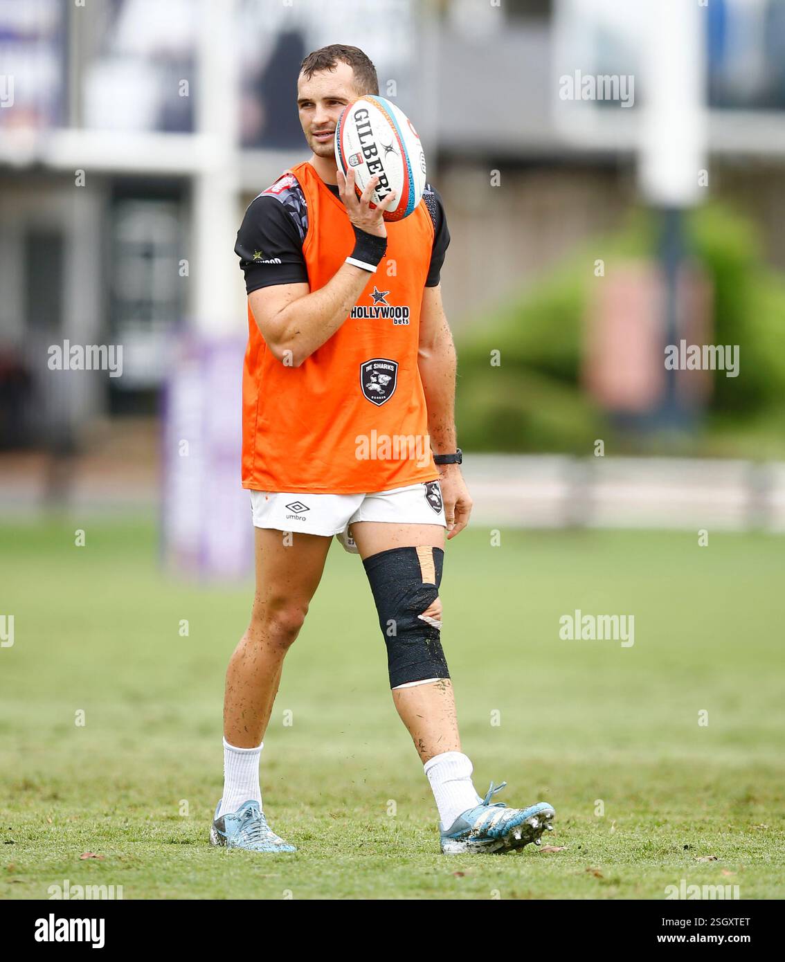 Durban, South Africa. 10th Feb, 2025. Jean Smith of the Hollywoodbets Sharks during the ...