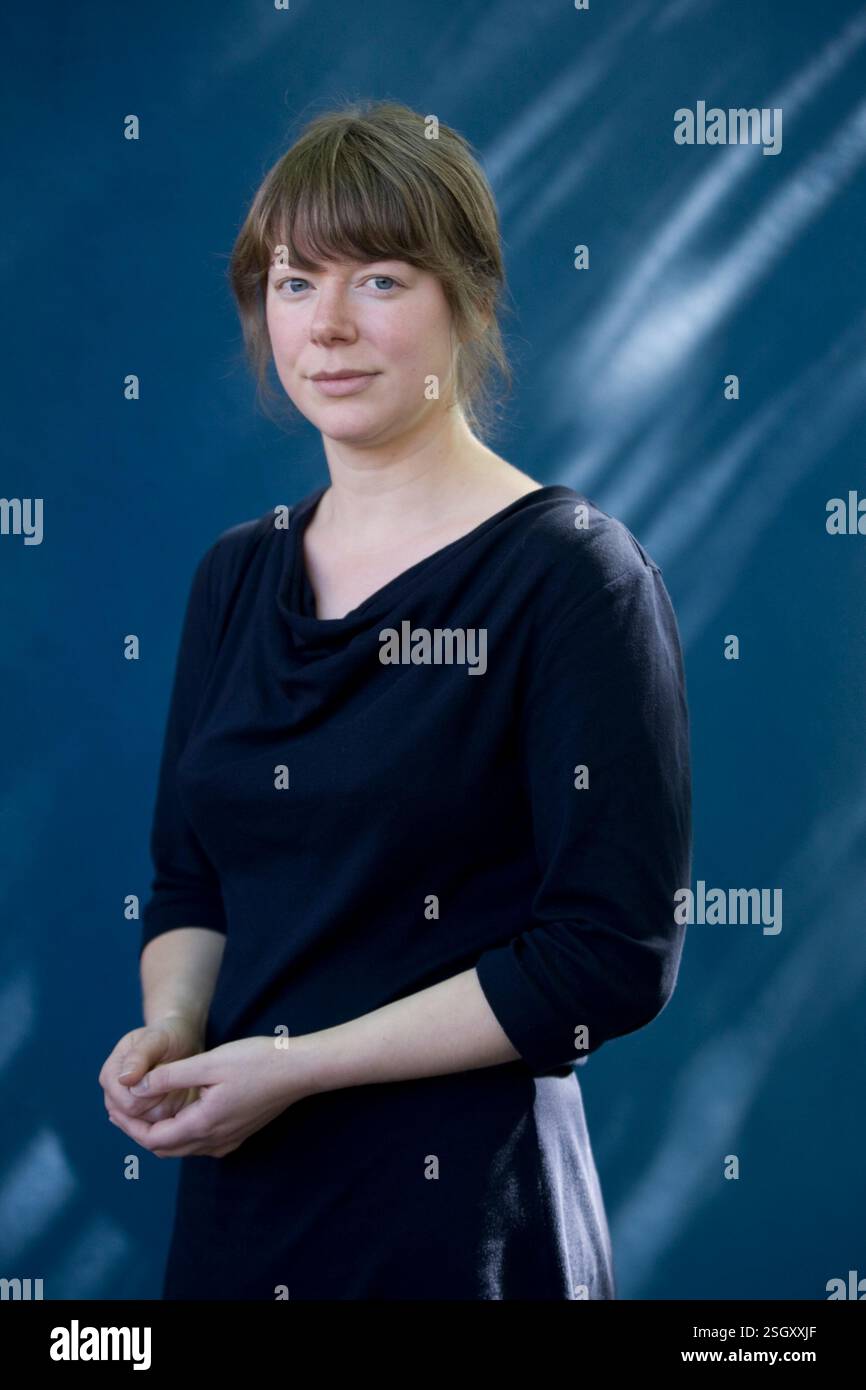 Emerging British poet and visual artist Jen Hadfield, pictured at the ...