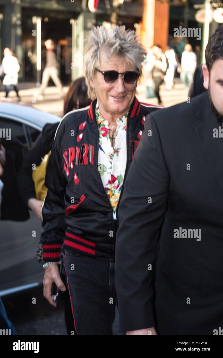 Sir Rod Stewart celebrates the release of Blood Red Shoes at an ...