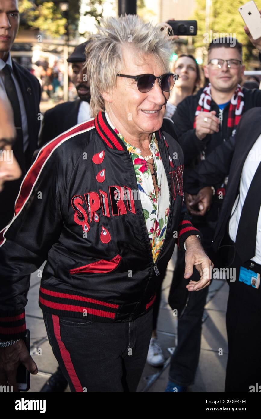 Sir Rod Stewart celebrates the release of Blood Red Shoes at an ...