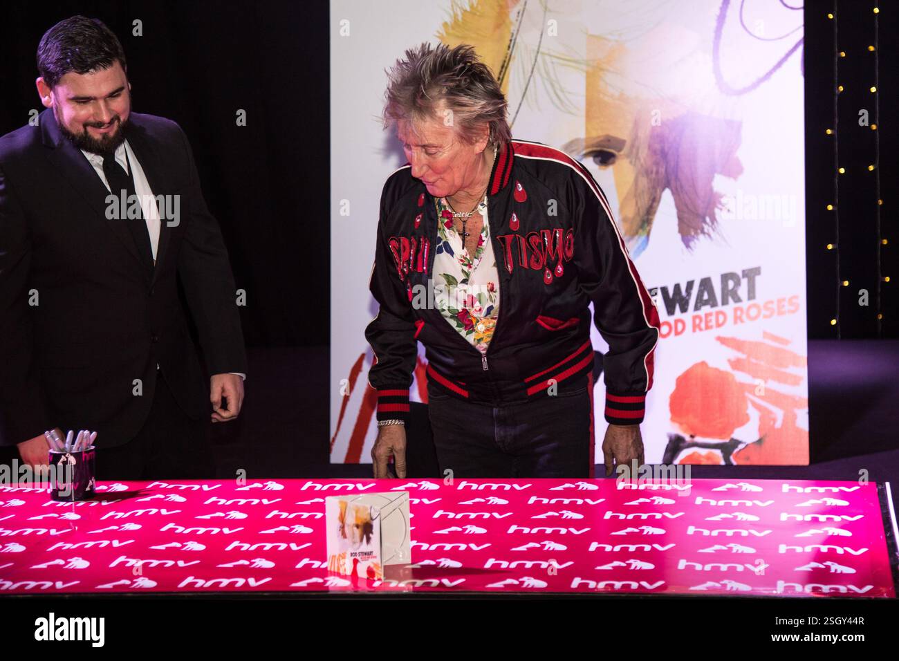 Sir Rod Stewart celebrates the release of Blood Red Shoes at an ...