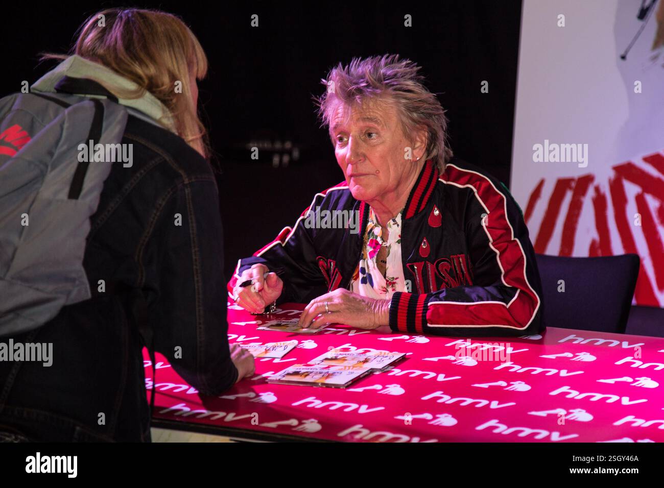 Sir Rod Stewart celebrates the release of Blood Red Shoes at an ...