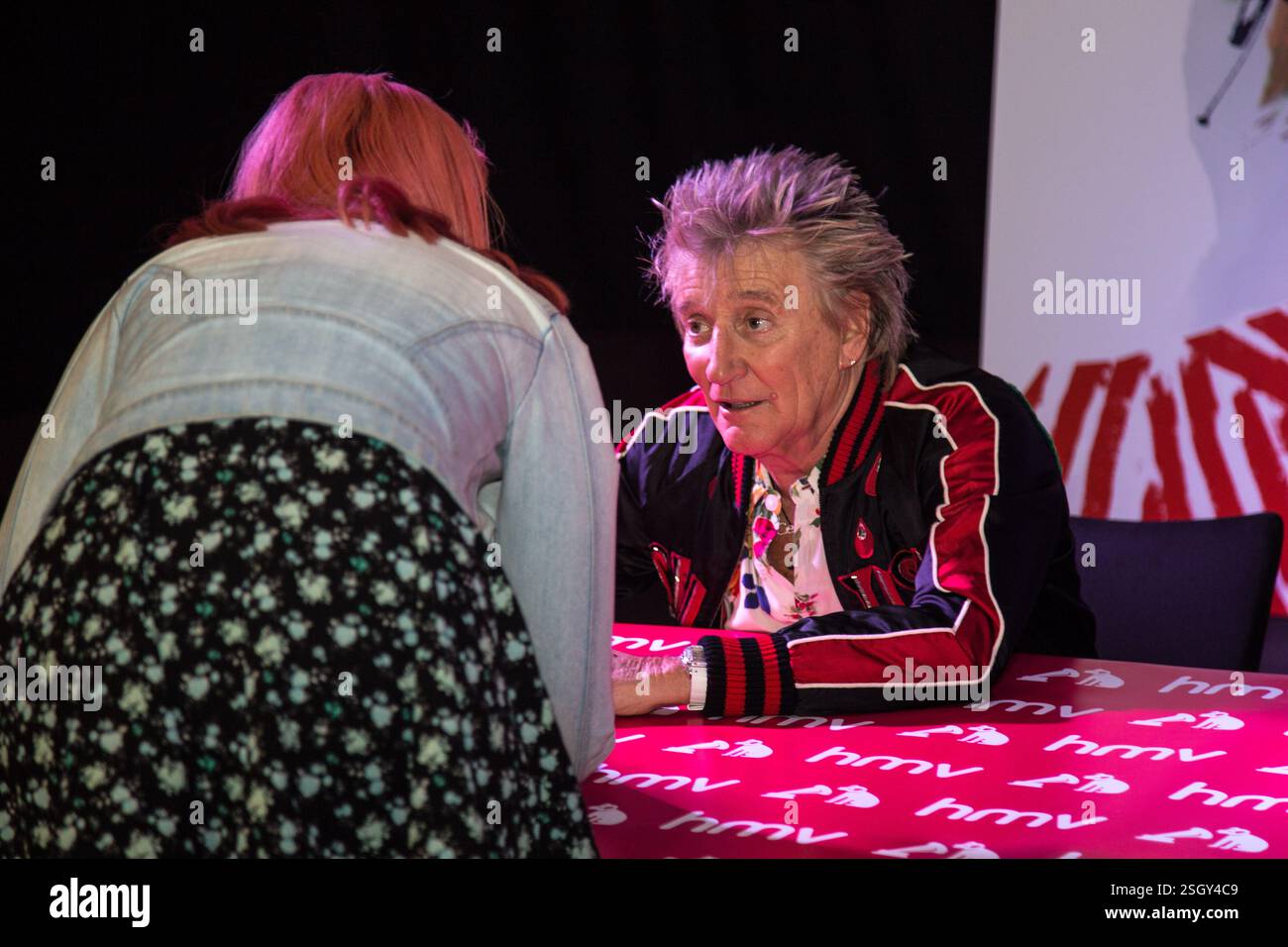 Sir Rod Stewart celebrates the release of Blood Red Shoes at an ...
