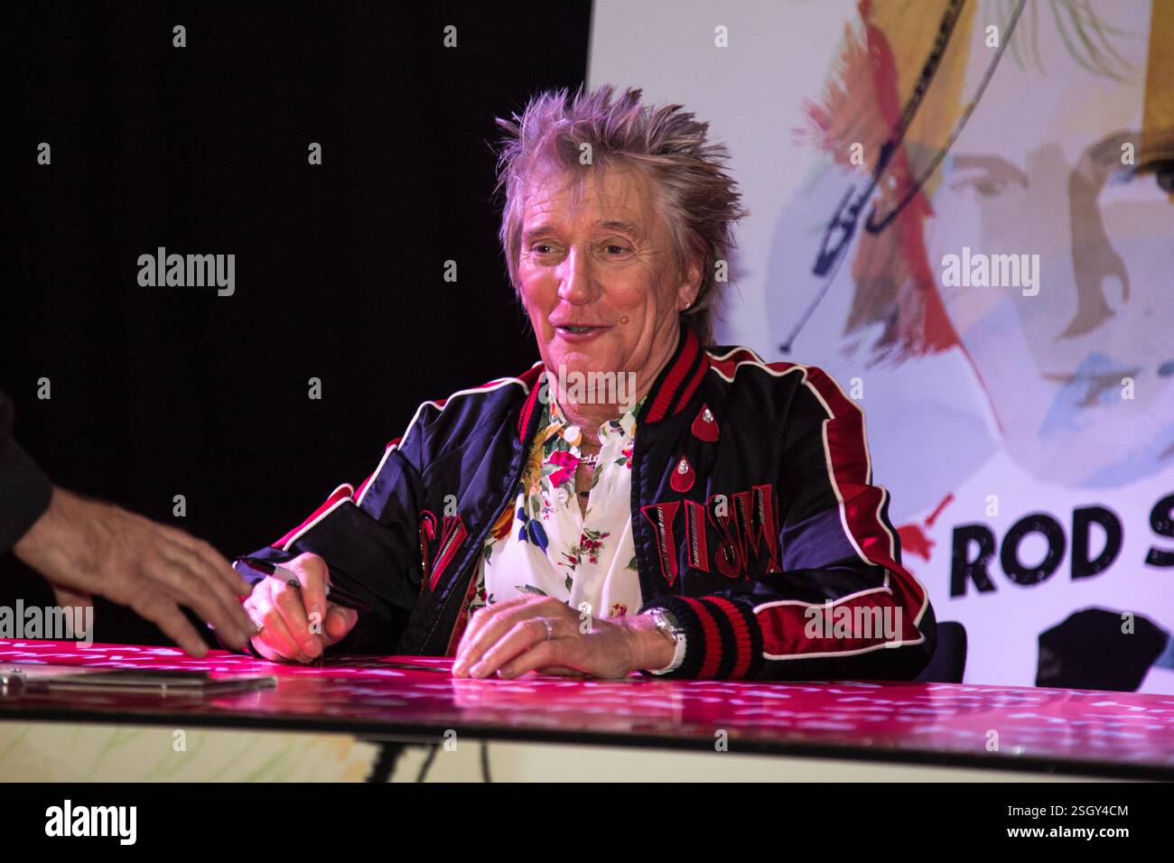 Sir Rod Stewart celebrates the release of Blood Red Shoes at an ...