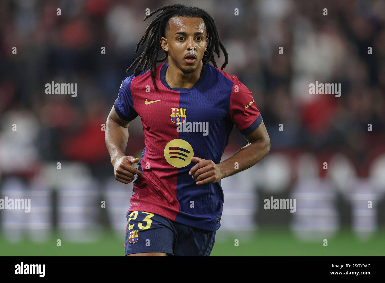 Sevilla, Spain. 09th Feb, 2025. Jules Kounde of FC Barcelona during the ...