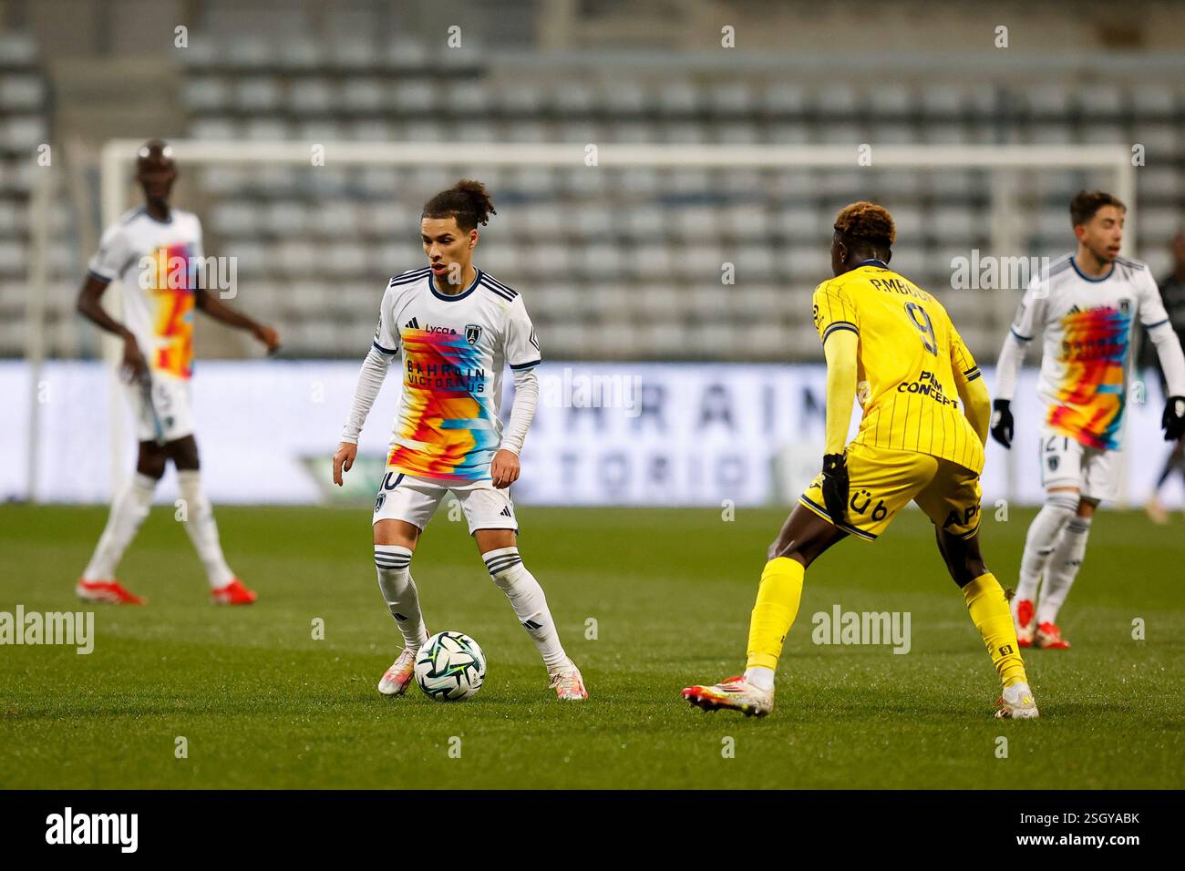 10 Ilan KEBBAL (pfc) during the Ligue 2 BKT match between Paris FC and ...