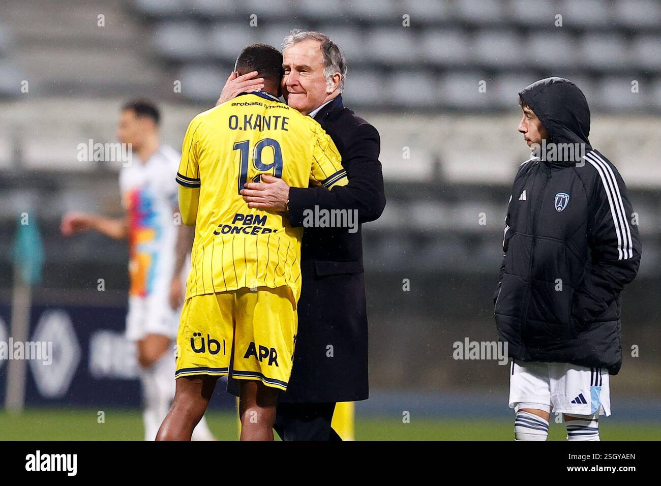 Pierre FERRACCI (President Paris Fc PFC) during the Ligue 2 BKT match ...