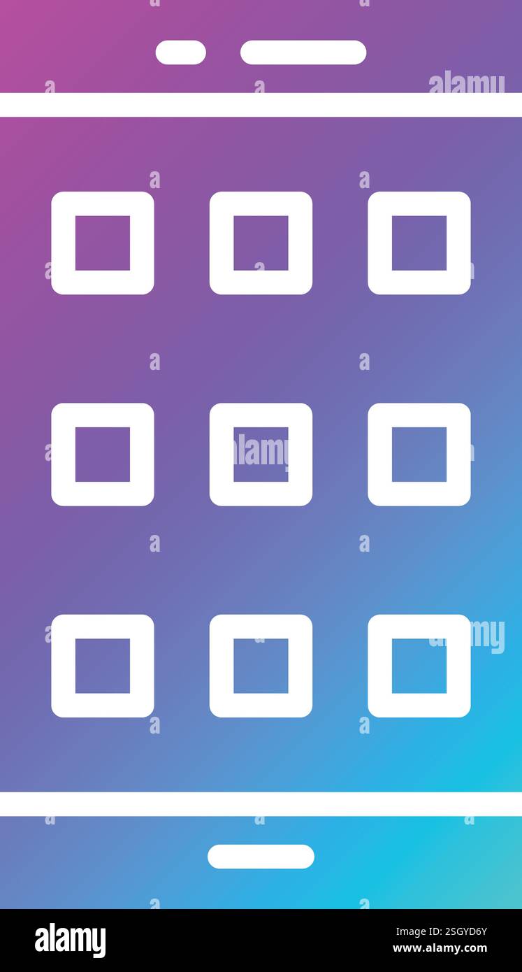 Apps Vector Icon Design Illustration Stock Vector Image & Art - Alamy