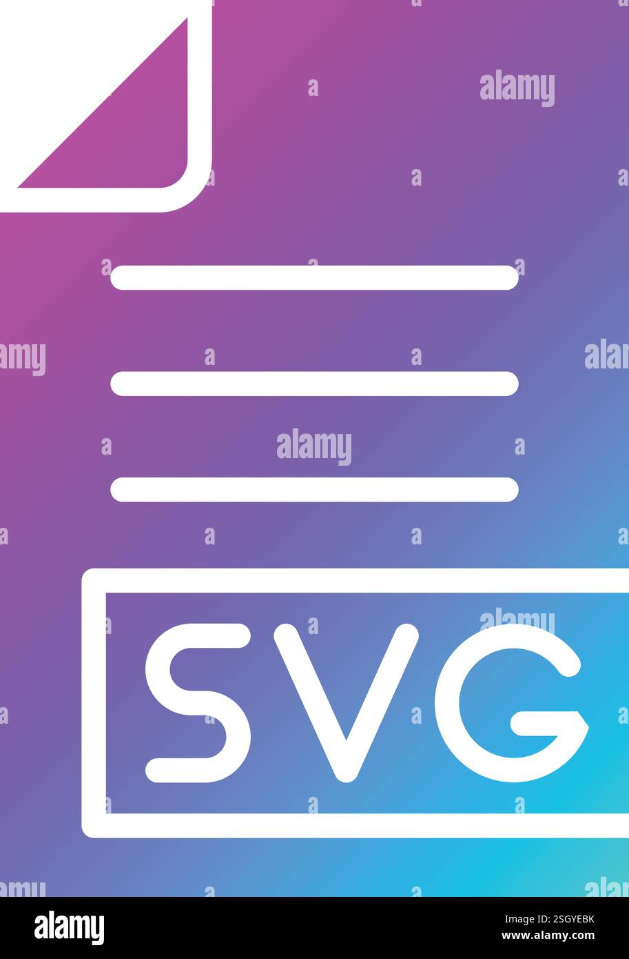 Svg file color line Stock Vector Images - Alamy