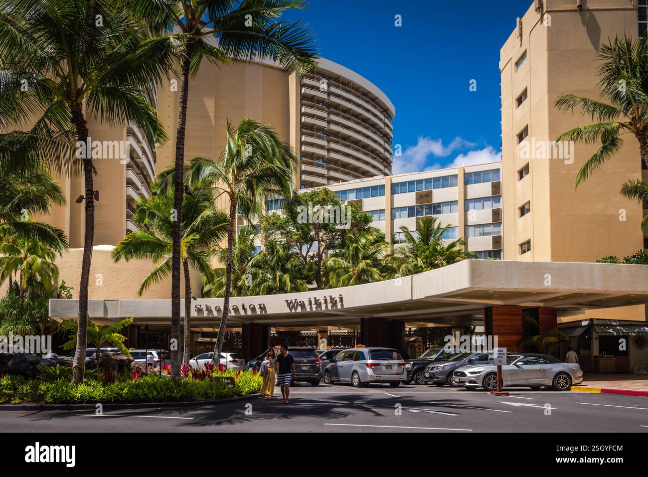 Honolulu, Hawaii / USA - August 29, 2018: , 2018: Front exterior of ...