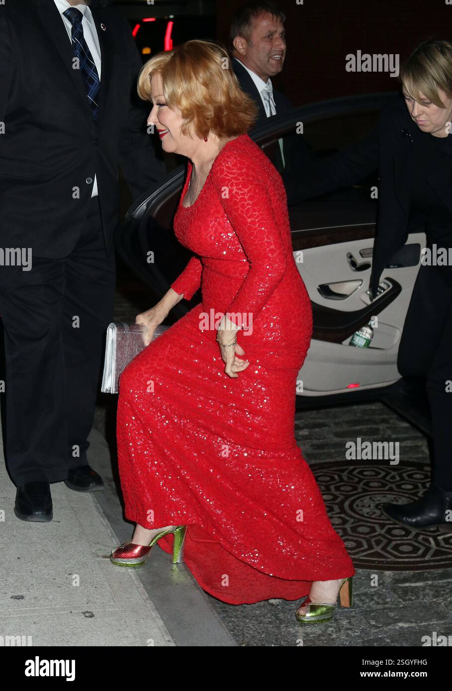 Bette Midler arriving at the God's Love We Deliver, Golden Heart Awards ...