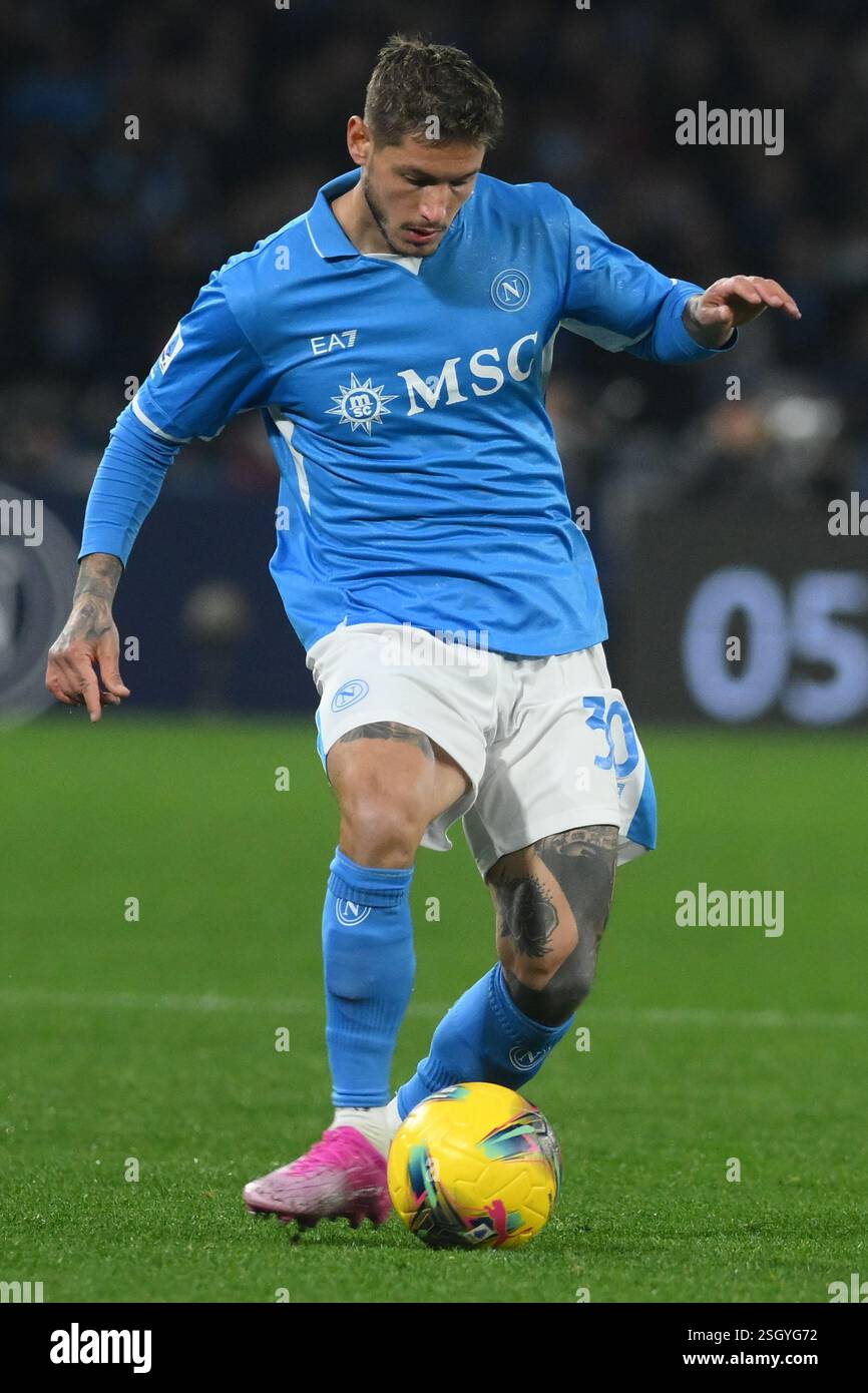 Napoli, Italy. 9th Feb, 2025. Pasquale Mazzocchi of SSC Napoli in ...