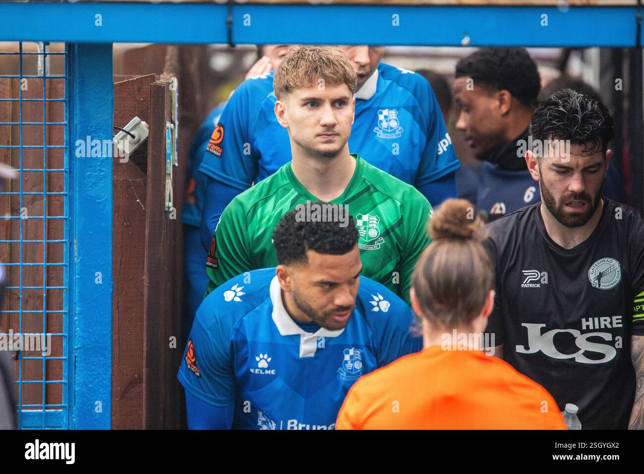 Luca Gunter focused before Wealdstone Vs Gateshead 08/02/25 Stock Photo ...