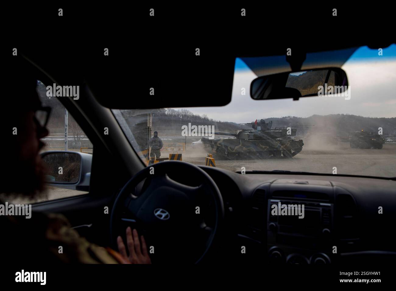 Combined Arms Live Fire Excercise between ROK, US Armies A South Korea ...