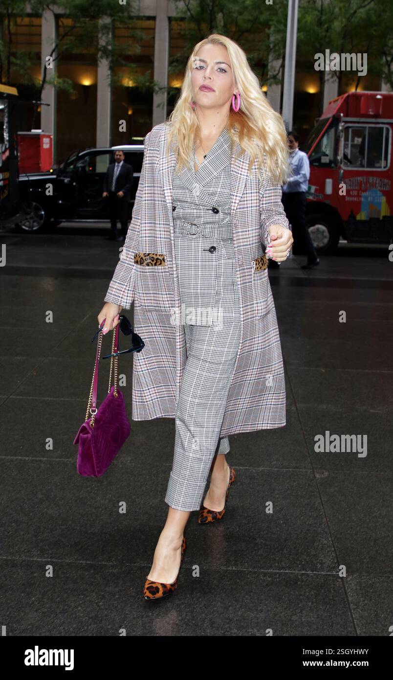 Actress Busy Philipps seen out in Midtown Manhattan on October 16 2018 ...
