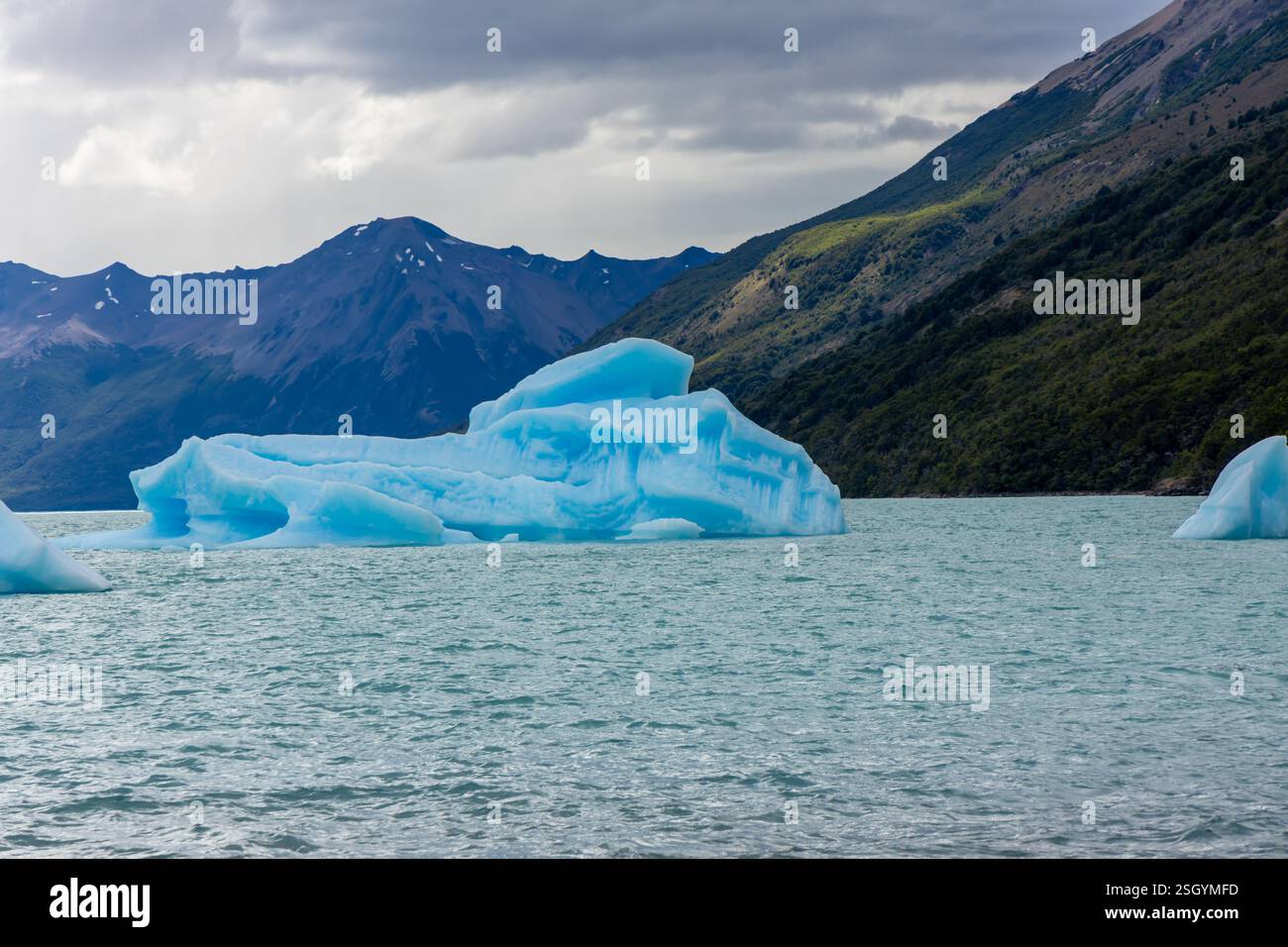 Perito Moreno famous glacier in Patagonia, EL Calafate, Argentina. Deep ...