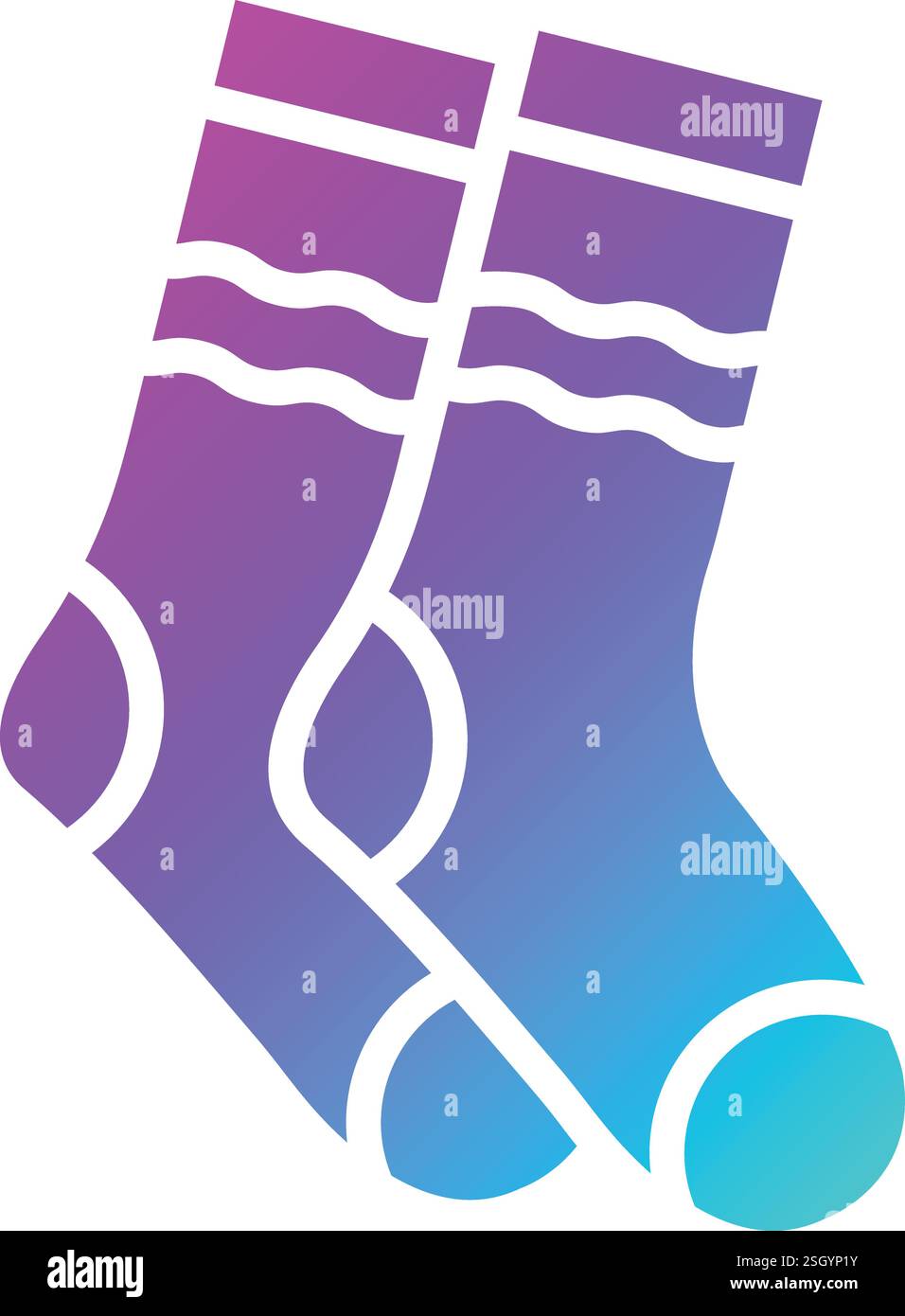 Socks icon pack Cut Out Stock Images & Pictures - Alamy