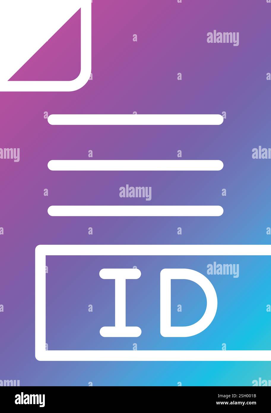 Minimal id design Stock Vector Images - Alamy