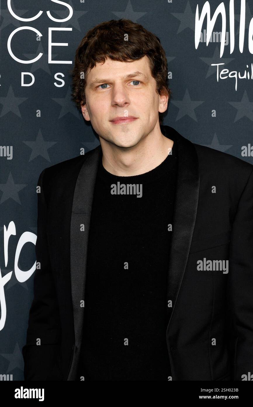 Santa Monica, USA. 07th Feb, 2025. LOS ANGELES - FEB 7: Jesse Eisenberg ...