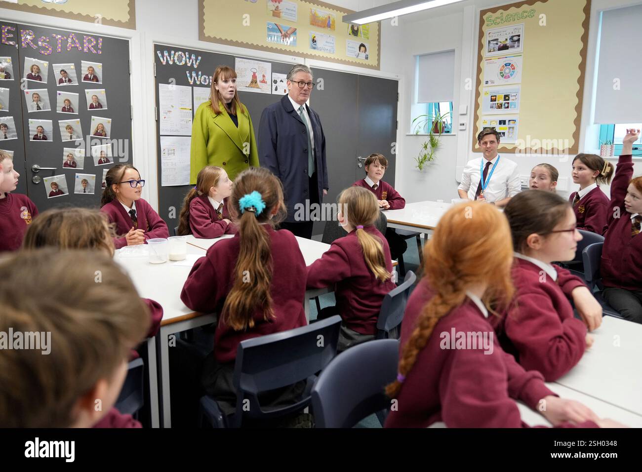 Britain's Prime Minister Keir Starmer and Deputy Prime Minister Angela ...
