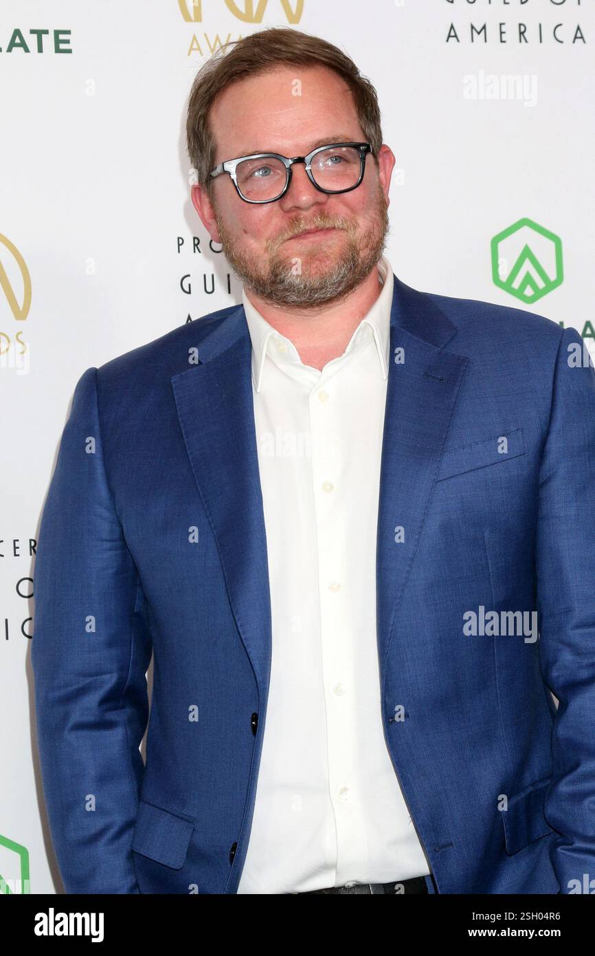 LOS ANGELES - FEB 8: Patrick Schumacker at the 2025 Producers Guild ...