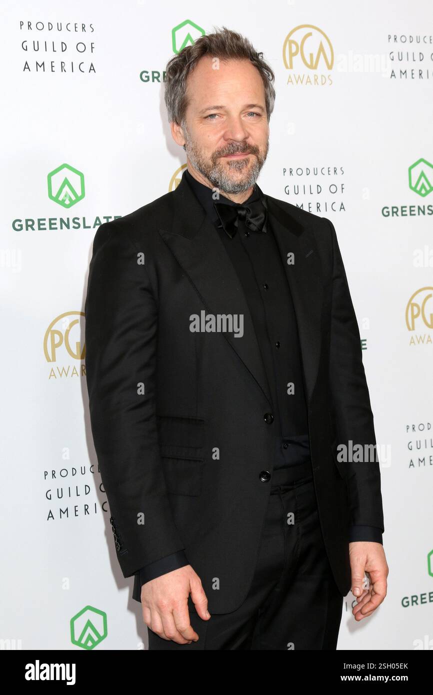 LOS ANGELES - FEB 8: Peter Sarsgaard at the 2025 Producers Guild Awards ...