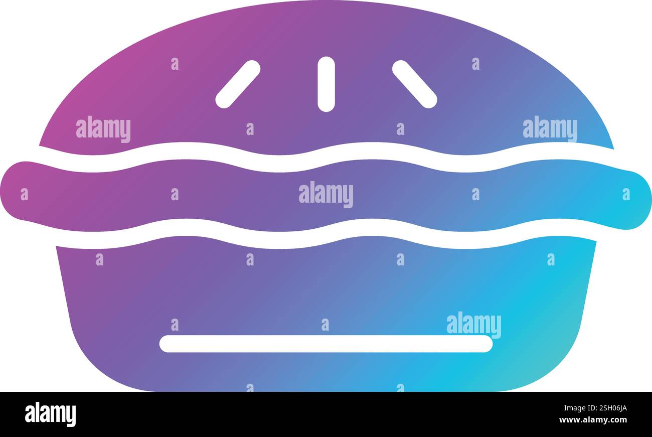 Pie Vector Icon Design Illustration Stock Vector Image & Art - Alamy