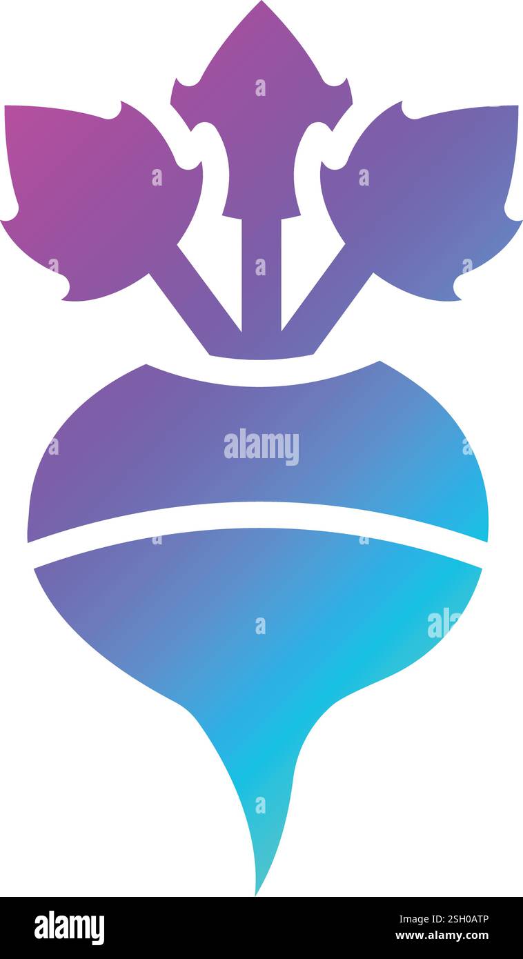 Turnip Vector Icon Design Illustration Stock Vector Image & Art - Alamy