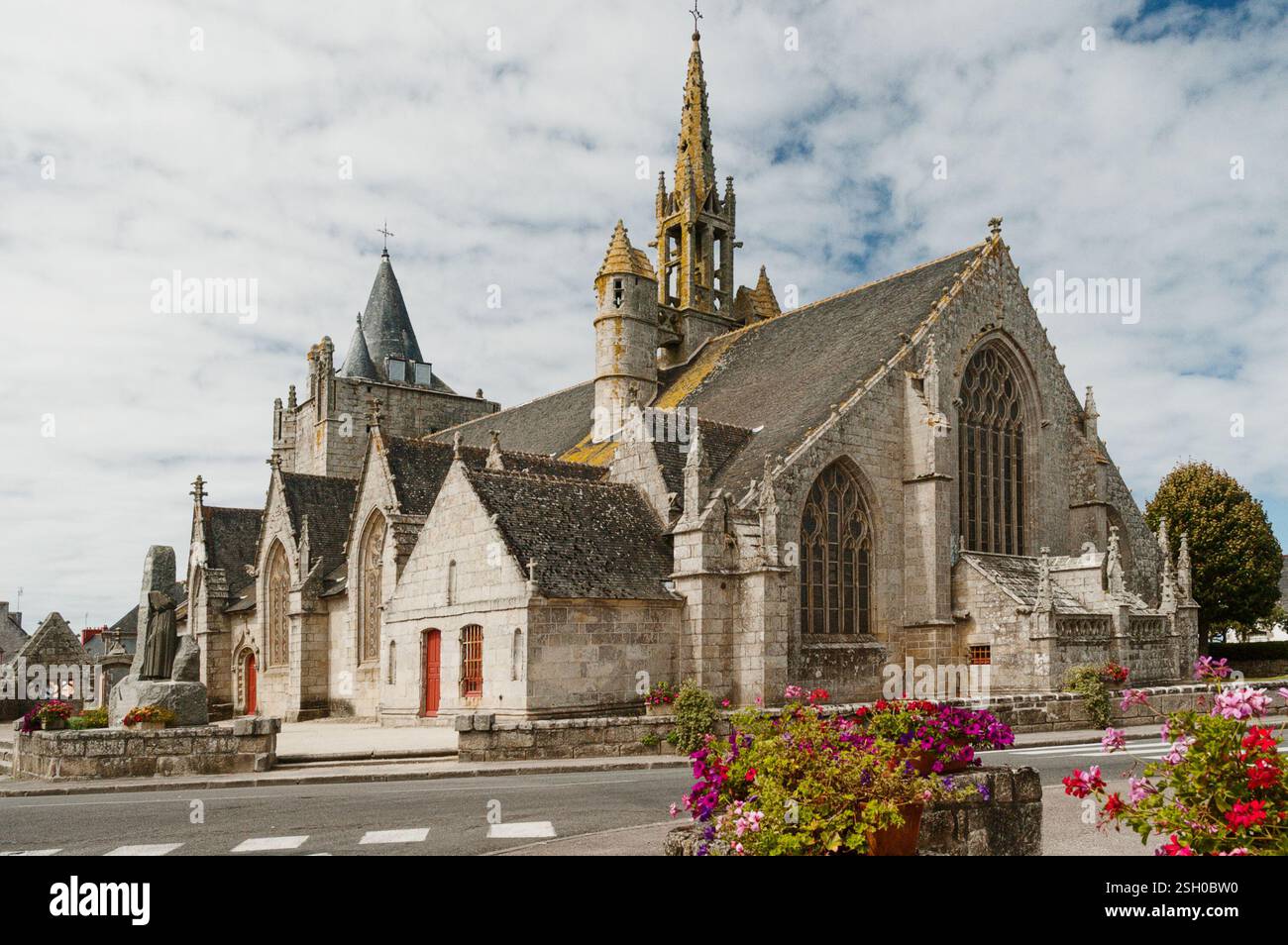 Church of Saint Nonna in Penmarc'h Stock Photo - Alamy