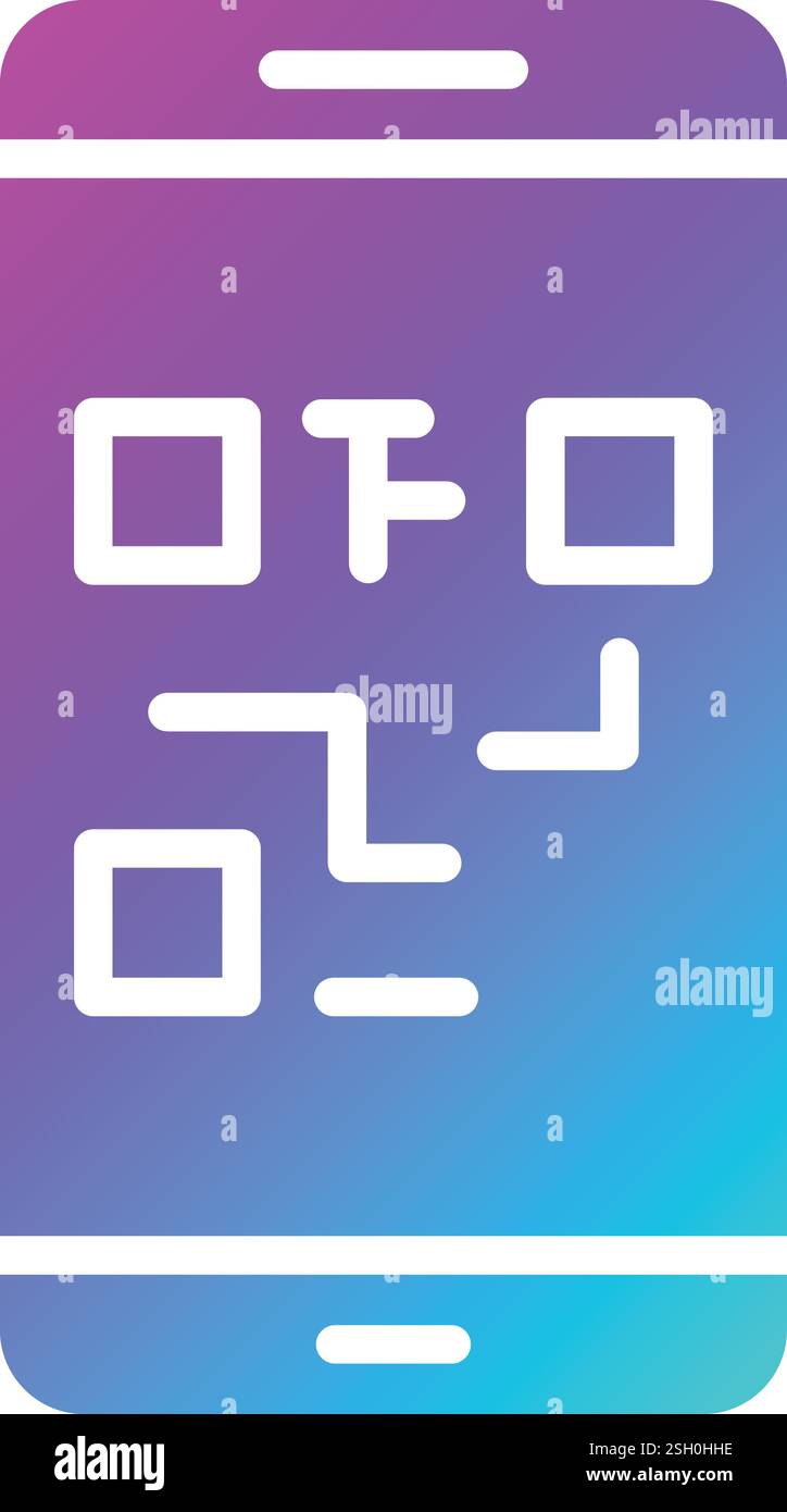 Qr minimal icon Stock Vector Images - Alamy