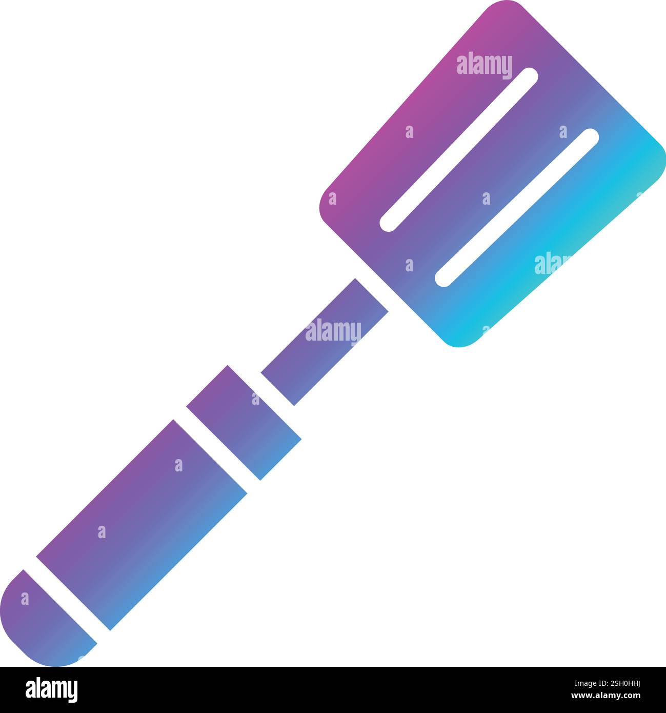 Spatula flat icon pictogram Cut Out Stock Images & Pictures - Alamy