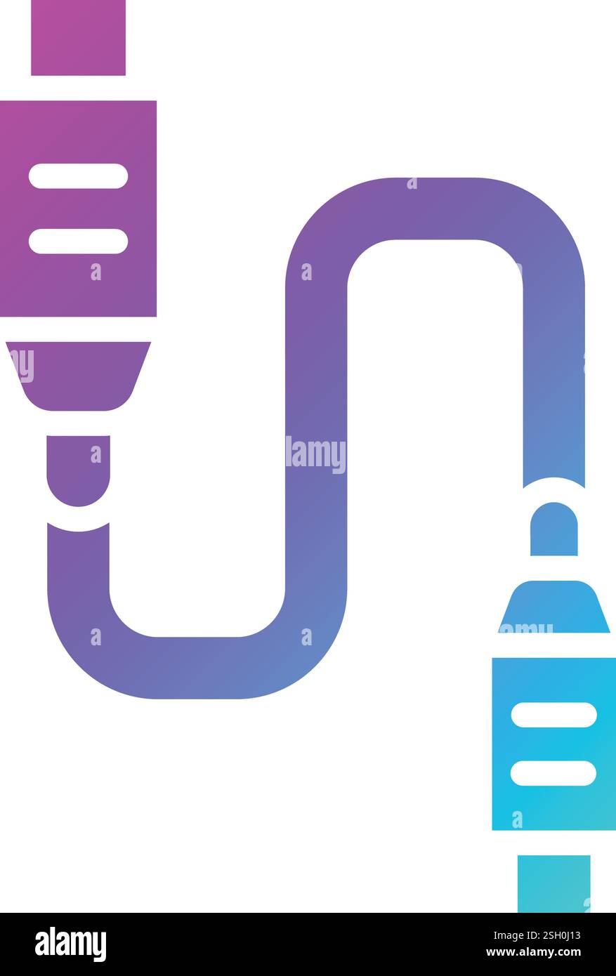 Cable Vector Icon Design Illustration Stock Vector Image & Art - Alamy