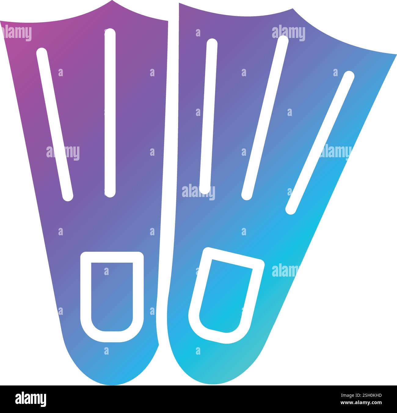 Fins pictogram Cut Out Stock Images & Pictures - Alamy