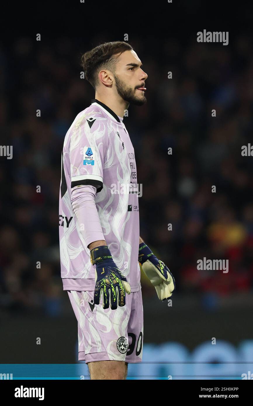 Napoli, Italia. 09th Feb, 2025. Udinese's goalkeeper Razvan Sava during ...