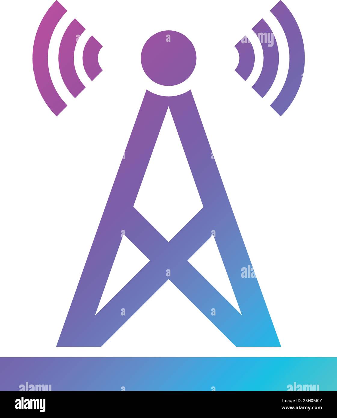 Signal tower Vector Icon Design Illustration Stock Vector Image & Art ...