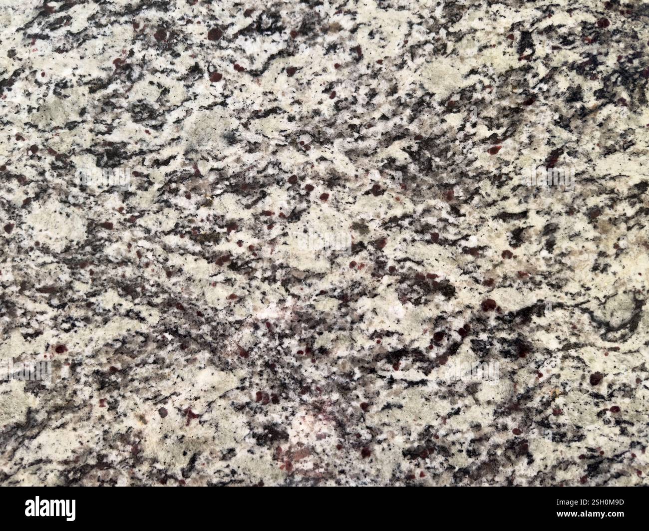 Surface displays beautiful blend of patterns and colors in granite ...