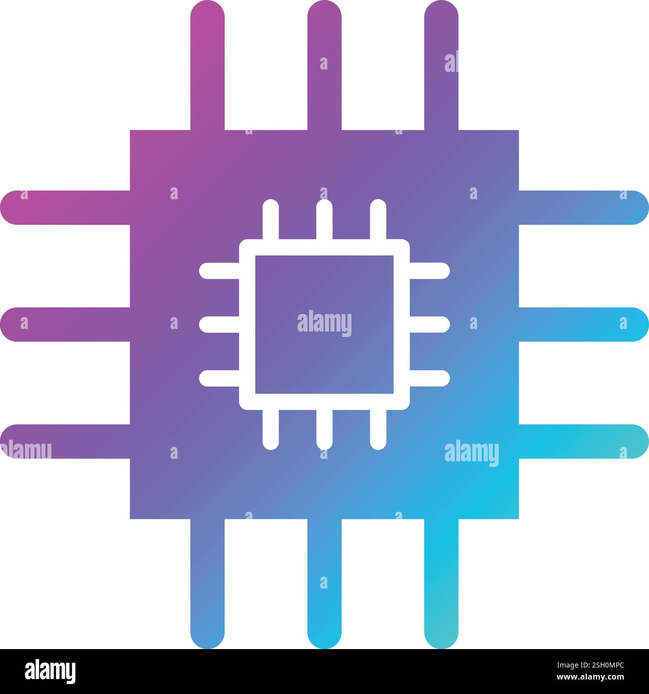 Chip Vector Icon Design Illustration Stock Vector Image & Art - Alamy