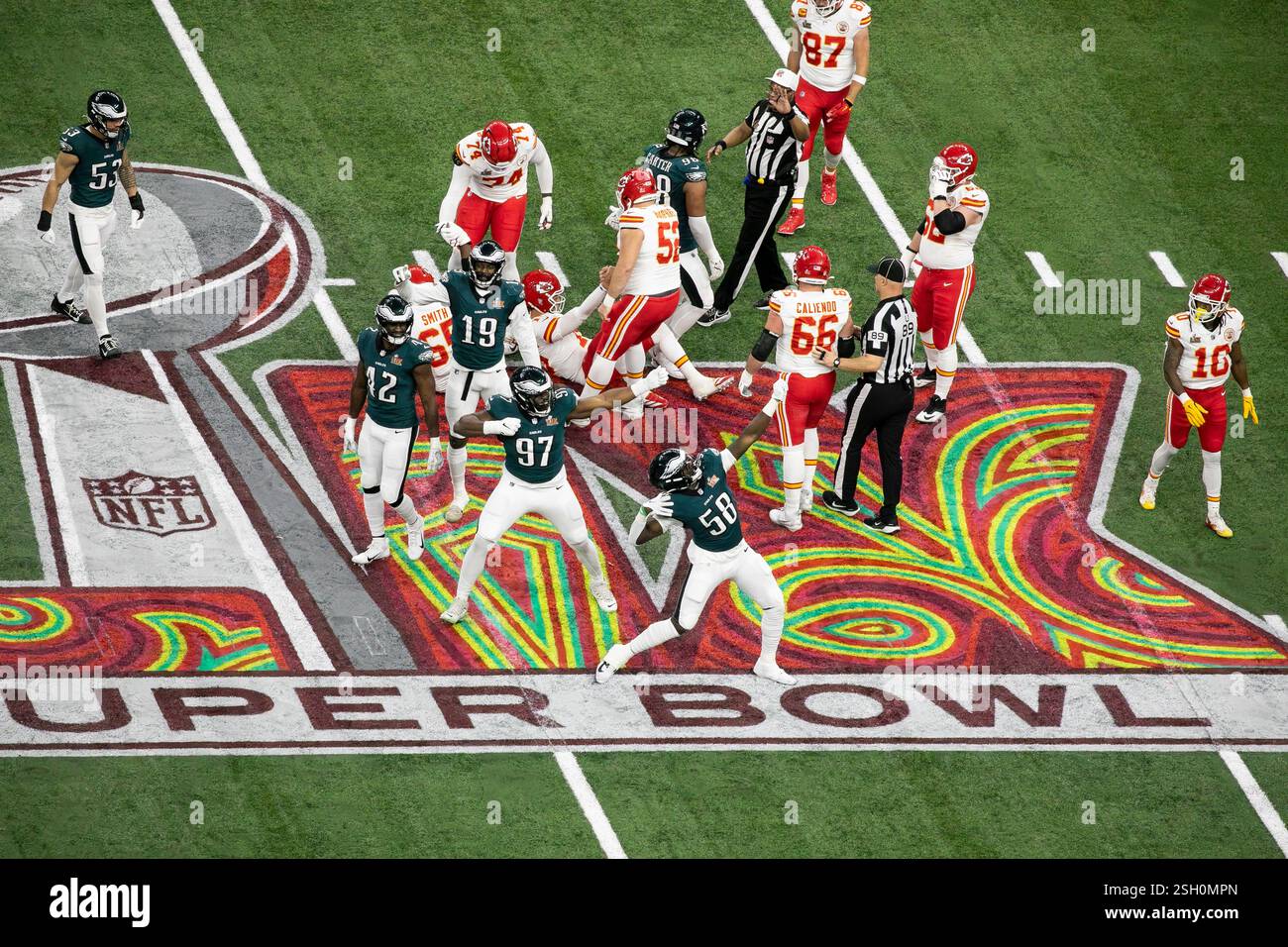 New Orleans, Louisiana, USA. 9th February, 2025. Philadelphia Eagles ...