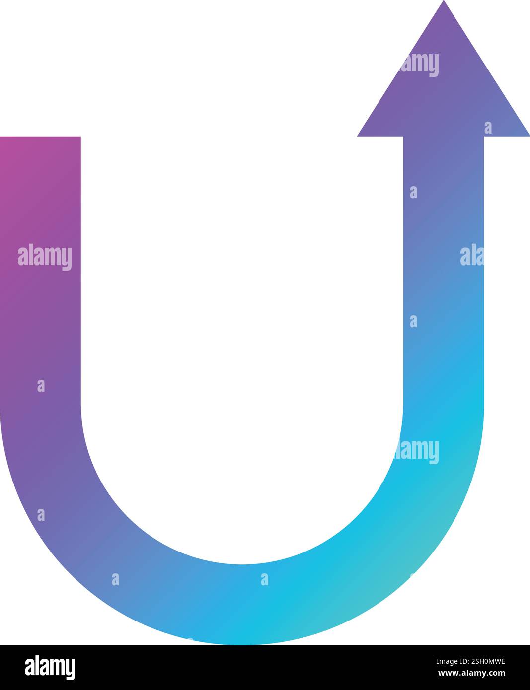 U turn Vector Icon Design Illustration Stock Vector Image & Art - Alamy