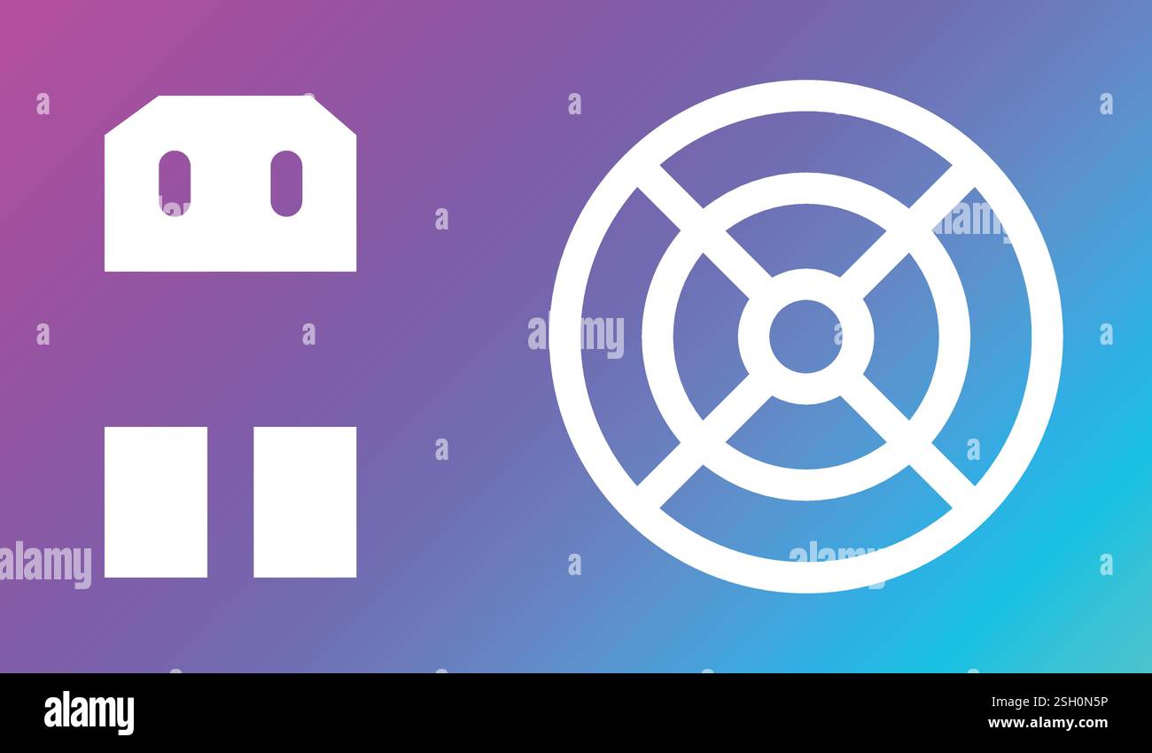 Power Supply Vector Icon Design Illustration Stock Vector Image & Art ...
