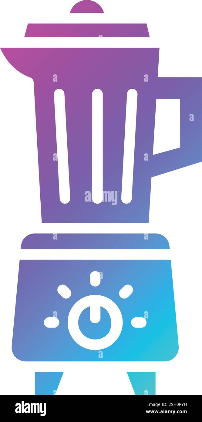 Blender mixer glyph icon Cut Out Stock Images & Pictures - Alamy