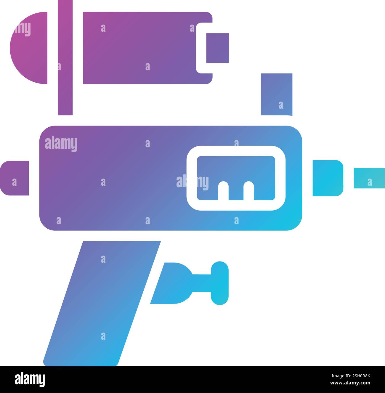Water gun Vector Icon Design Illustration Stock Vector Image & Art - Alamy