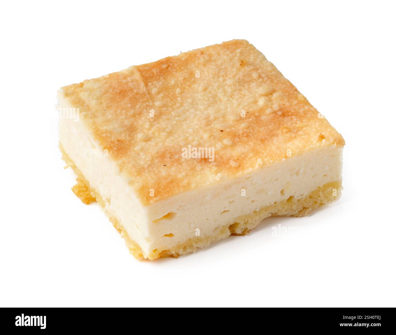 Delicious homemade dessert featuring creamy custard in a golden pastry ...