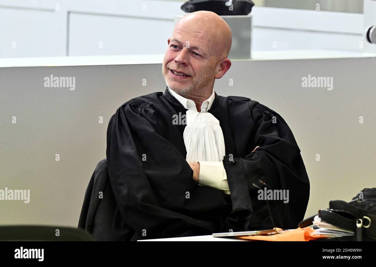 Brussels, Belgium. 10th Feb, 2025. Lawyer Sven Mary representing the ...