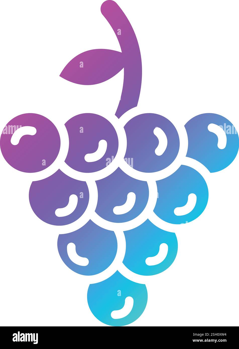 Pixel grapes Cut Out Stock Images & Pictures - Alamy