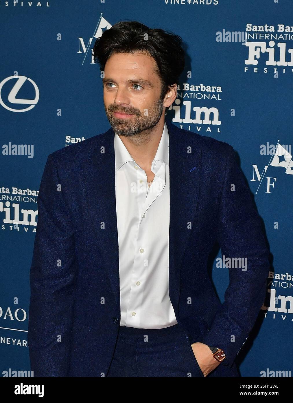 Sebastian Stan attends the 40th Annual Santa Barbara International Film ...