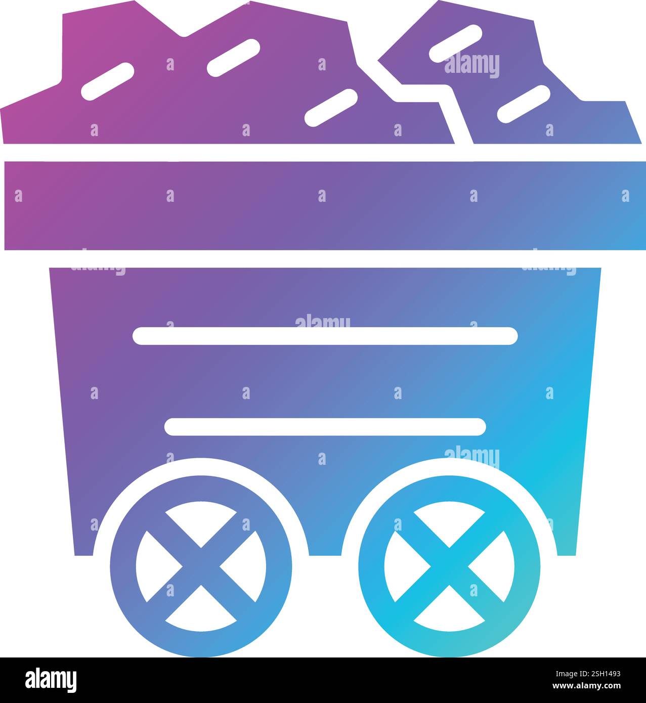 Mining icon set flat Stock Vector Images - Alamy