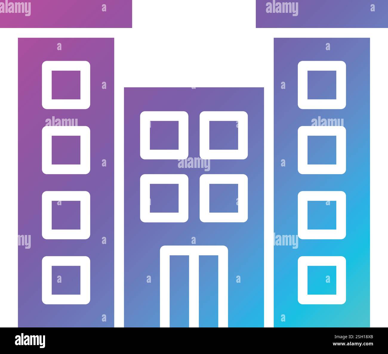 Building Vector Icon Design Illustration Stock Vector Image & Art - Alamy