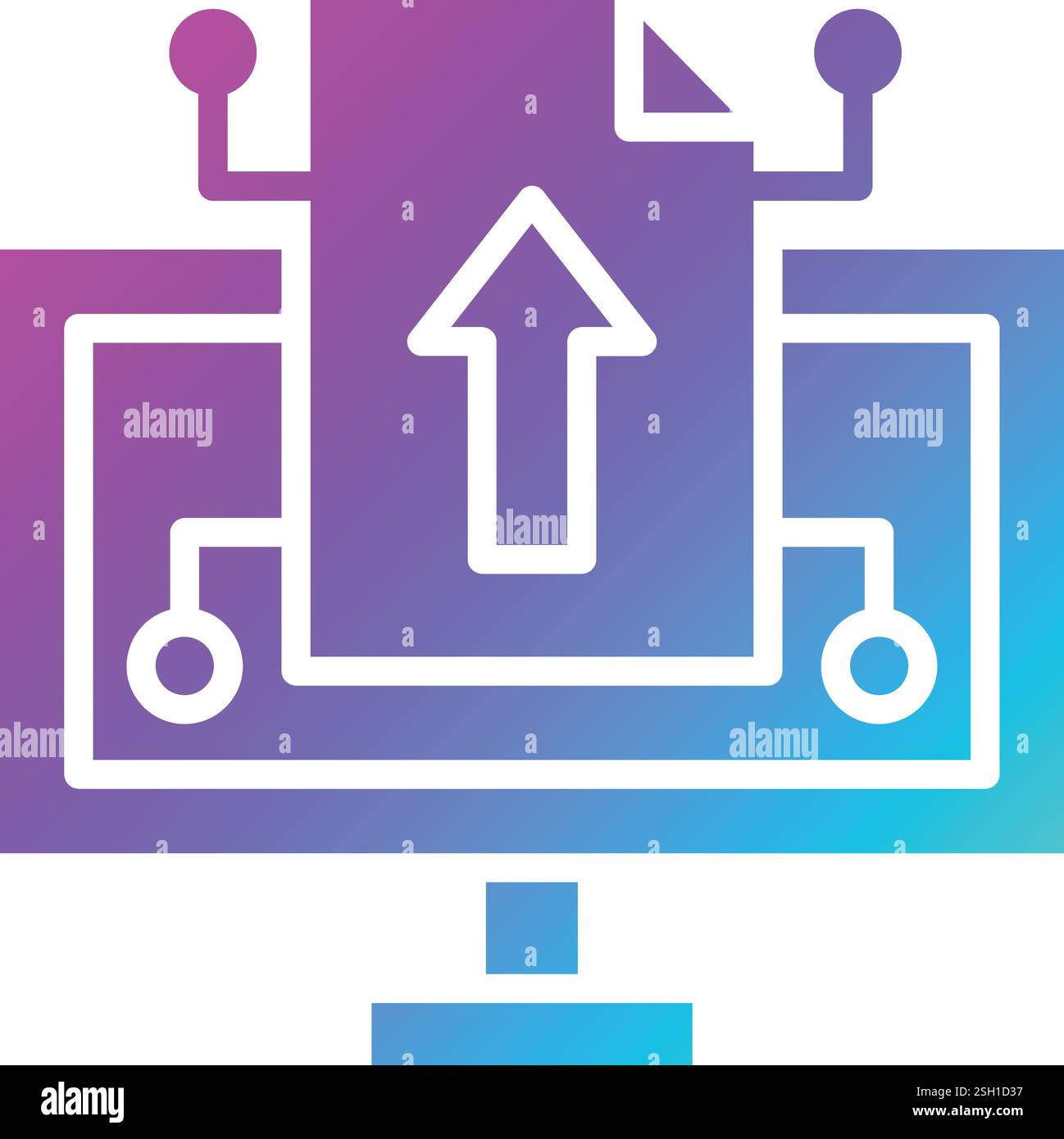 File sharing vector hi-res stock photography and images - Alamy