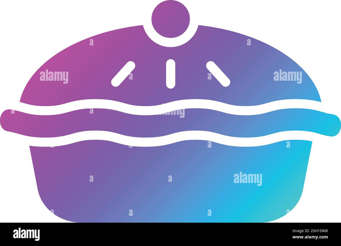 Pie Vector Icon Design Illustration Stock Vector Image & Art - Alamy